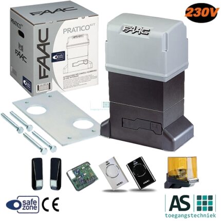 FAAC Pratico 844 kit integral safe - AS Toegangstechniek