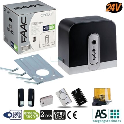FAAC Cyclo kit 24V intergral 800KG - AS Toegangstechniek